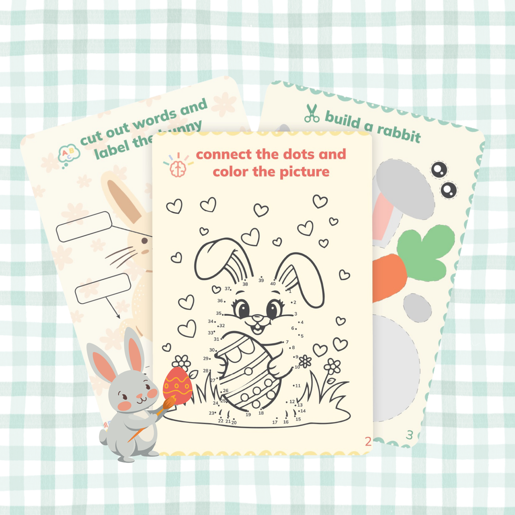 FREE April Printables for Kids: Easter Preschool Worksheets & Spring L ...