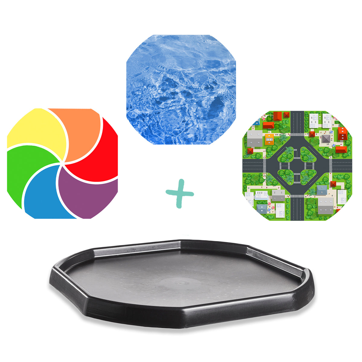 Tuff Tray Set + Numbers 1-10 Insert Bundle – Meka Sensory Play